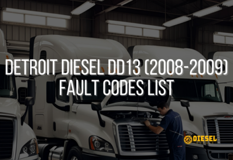 Detroit Diesel DD13 (2008-2009) Fault Codes List
