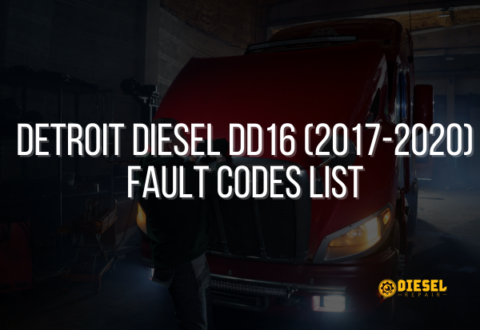 Detroit Diesel DD16 (2017-2020) Fault Codes List