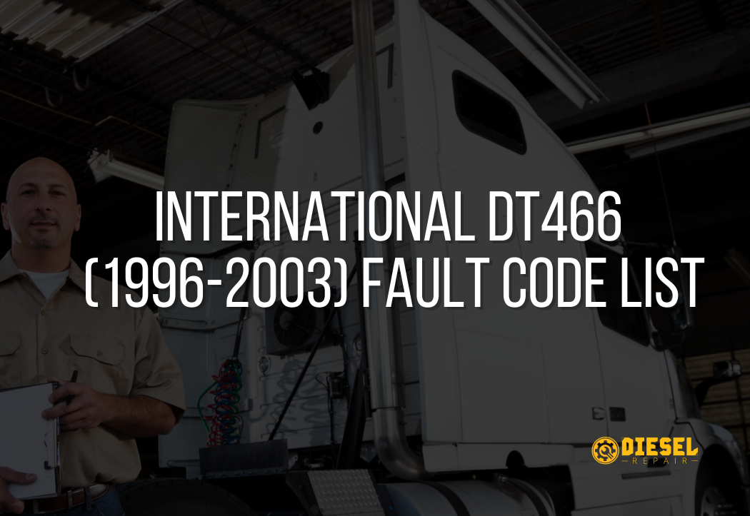 International DT466 (1996-2003) Fault Code List – Diesel Repair