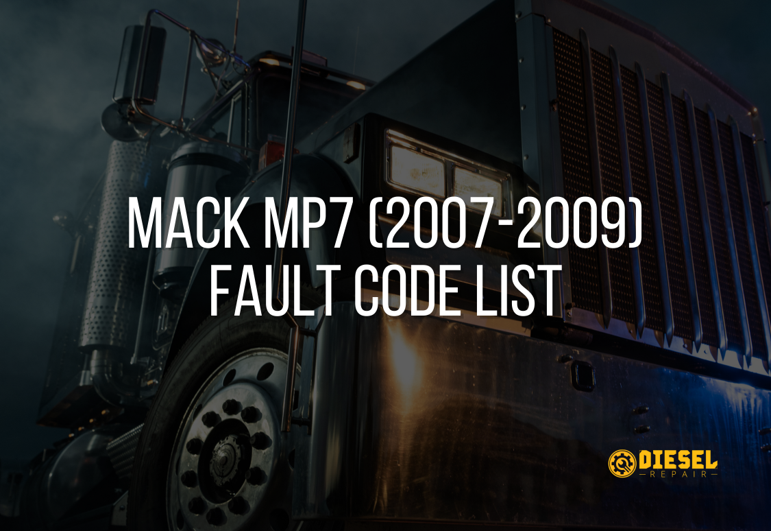 Mack MP7 (2007-2009) Fault Code List – Diesel Repair