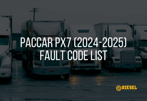 PACCAR PX7 (2024-2025) Fault Code List – Diesel Repair