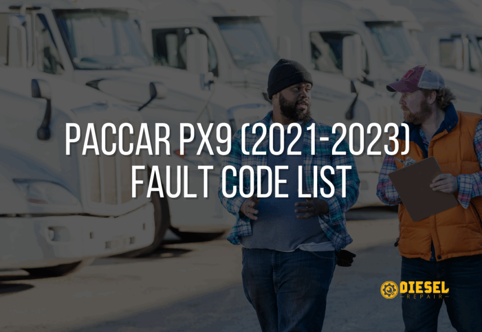 PACCAR PX9 (2021-2023) Fault Code List – Diesel Repair